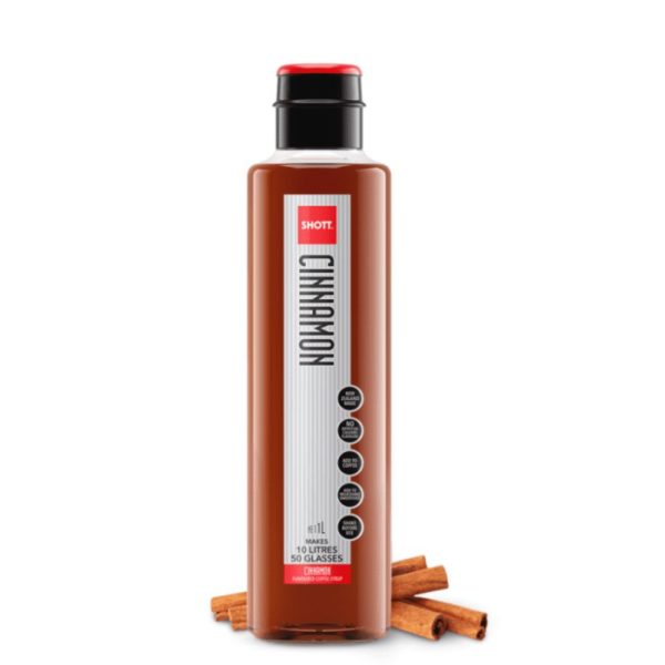 SHOTT Cinnamon Syrup 1L - Iron & Fire Speciality Coffee Roasters