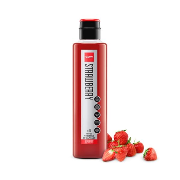 SHOTT Strawberry Syrup 1L - Iron & Fire Speciality Coffee Roasters